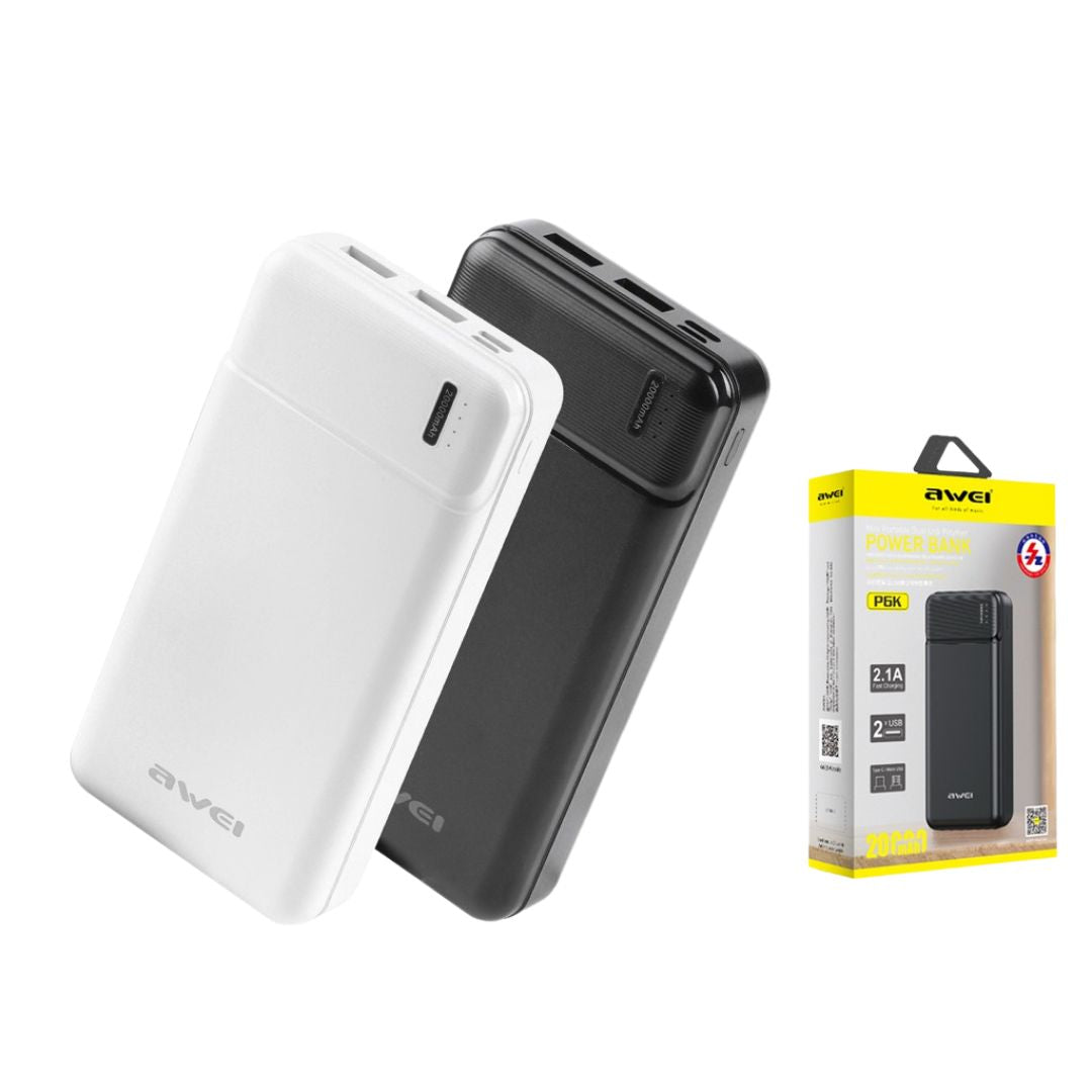 AWEI P6K 20000mAh Power Bank – Perfect Deals