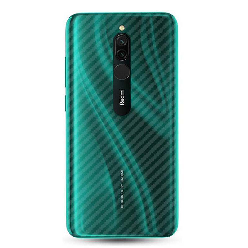 Redmi 8 carbon Back Clear Skin Sticker – Perfect Deals