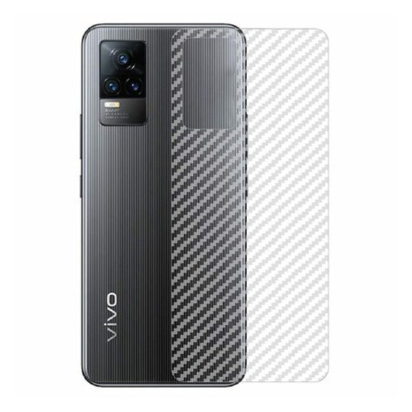 Vivo V21e carbon Back Clear Skin Sticker – Perfect Deals